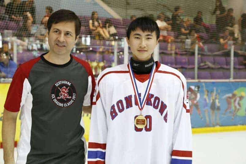 Ryan Wins Silver in Ice Hockey Tournament - French International School