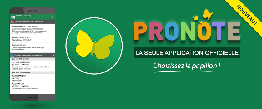 Connectez-vous à l’application Pronote - French International School