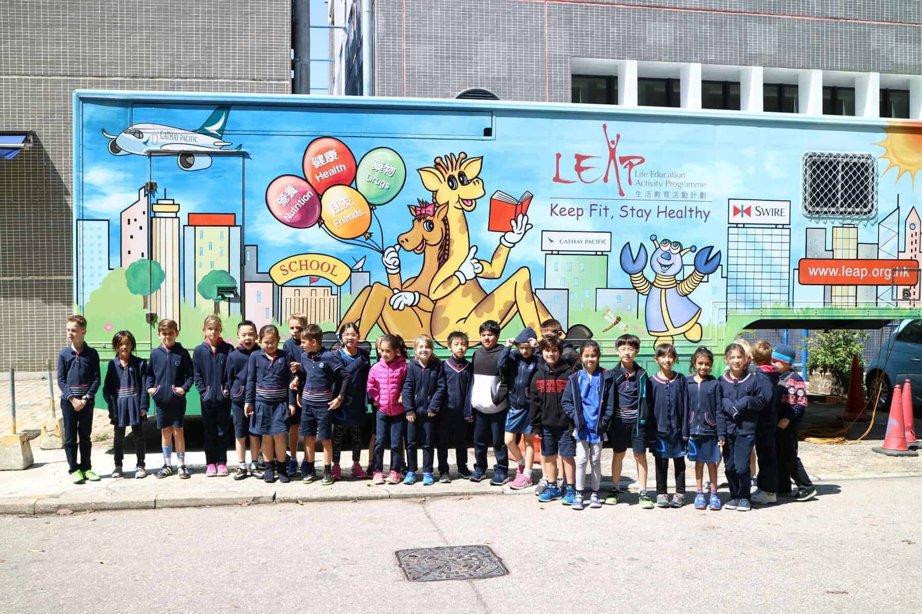 LEAP Van visits JL campus - French International School