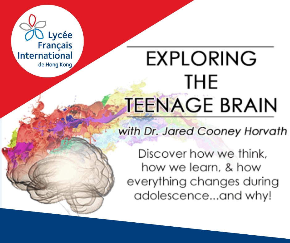 Dr. Jared Horvath to visit FIS to give a talk on "Exploring the Teenage ...