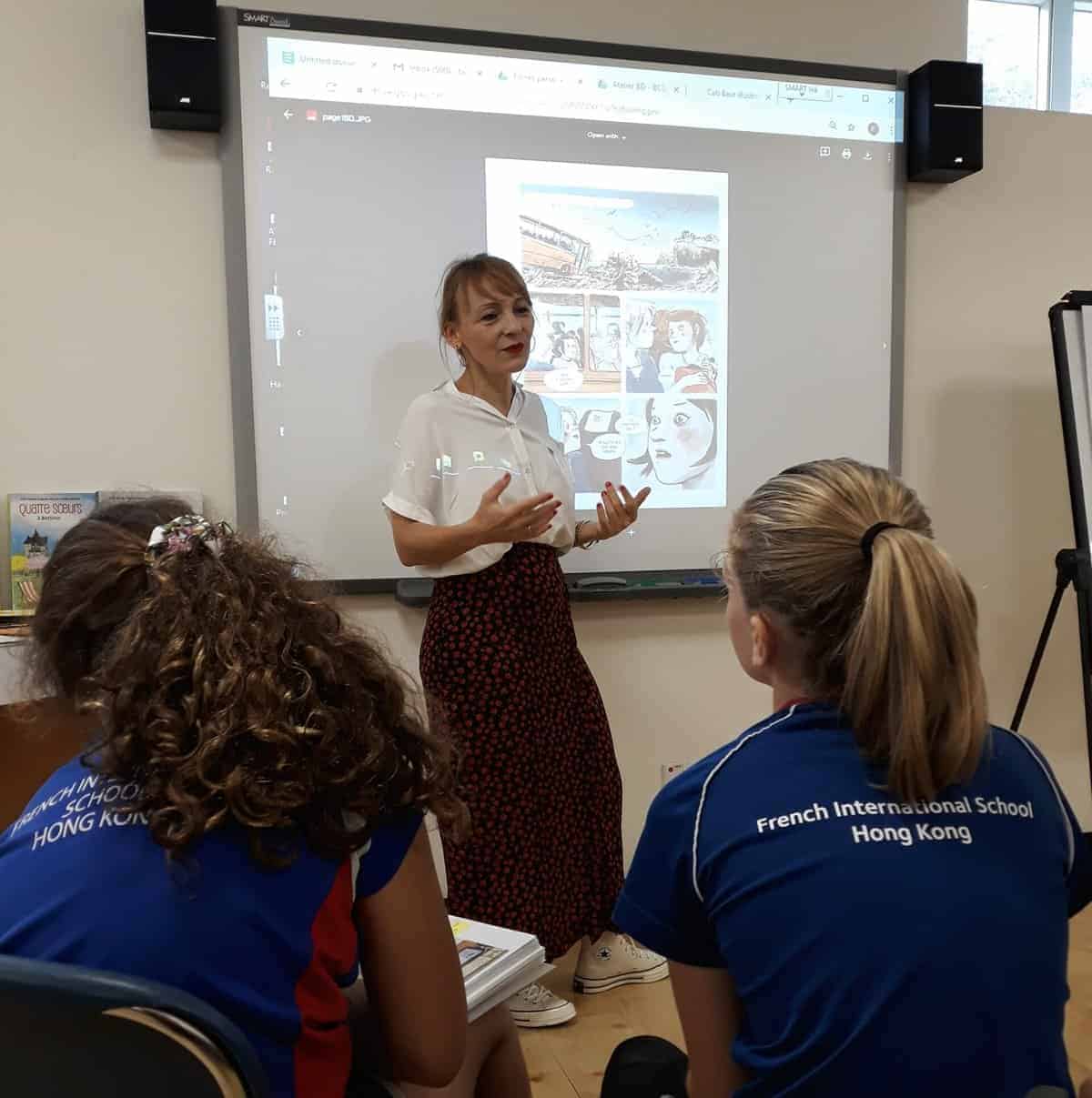 Meeting Cati Baur - French International School