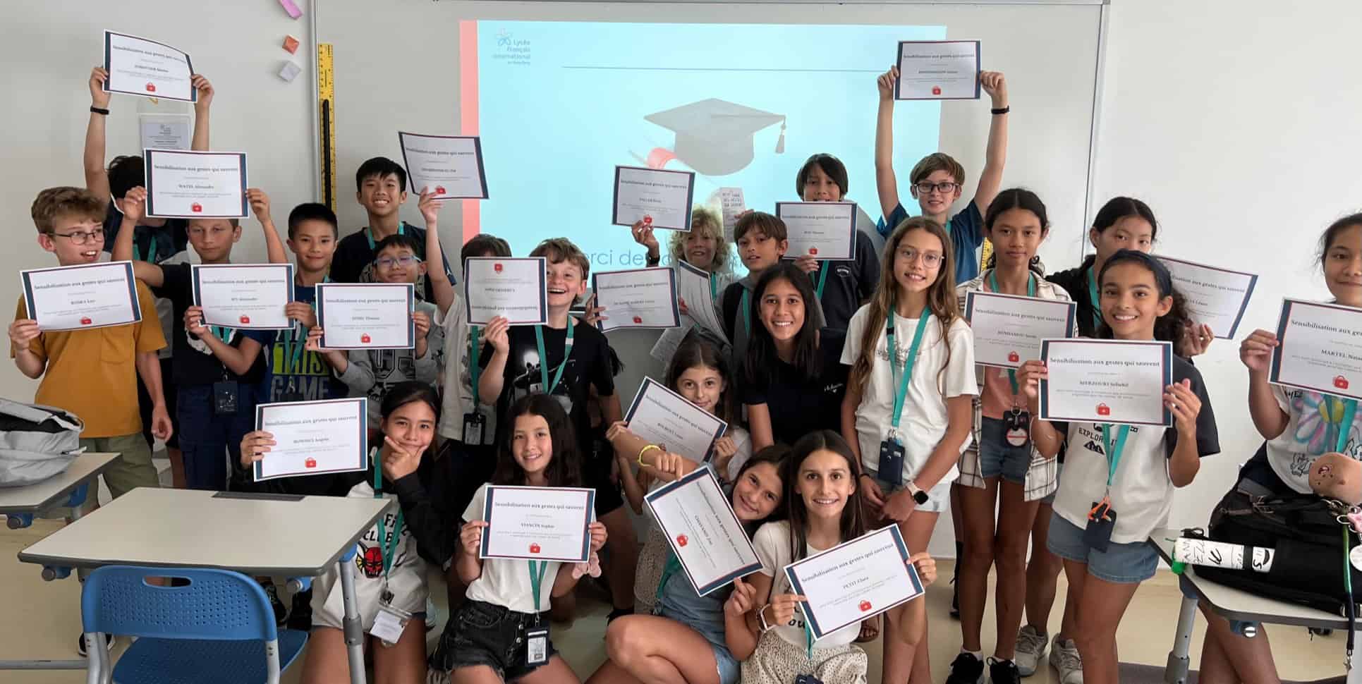 First aid training for 2nde and Y10 students