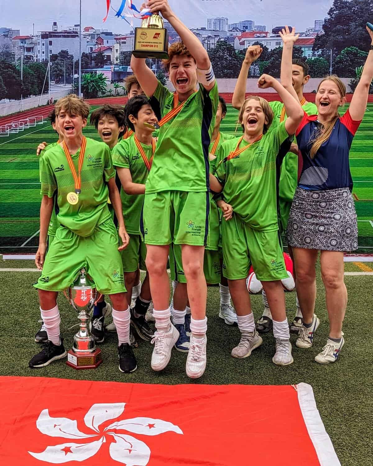 U15s Football Team Claims Championship in Hanoi